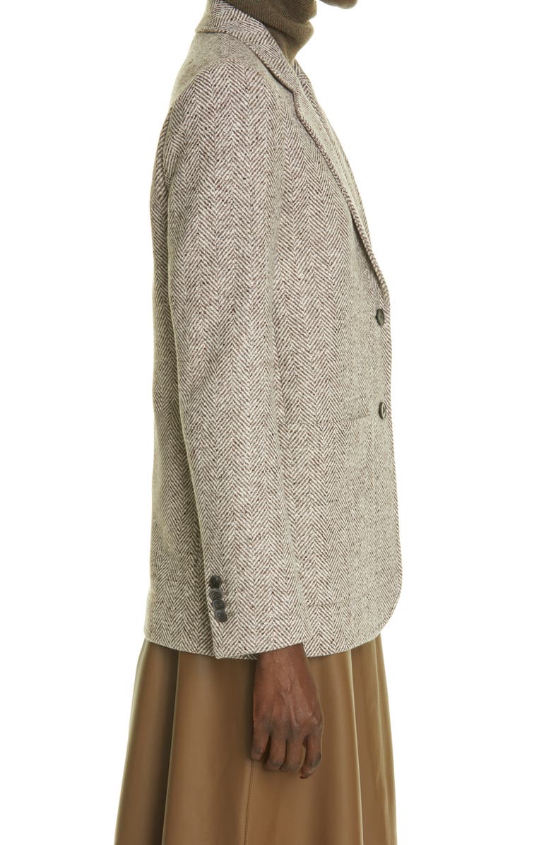 Lafayette 148 New York Benson Herringbone Wool Blazer | Nordstrom