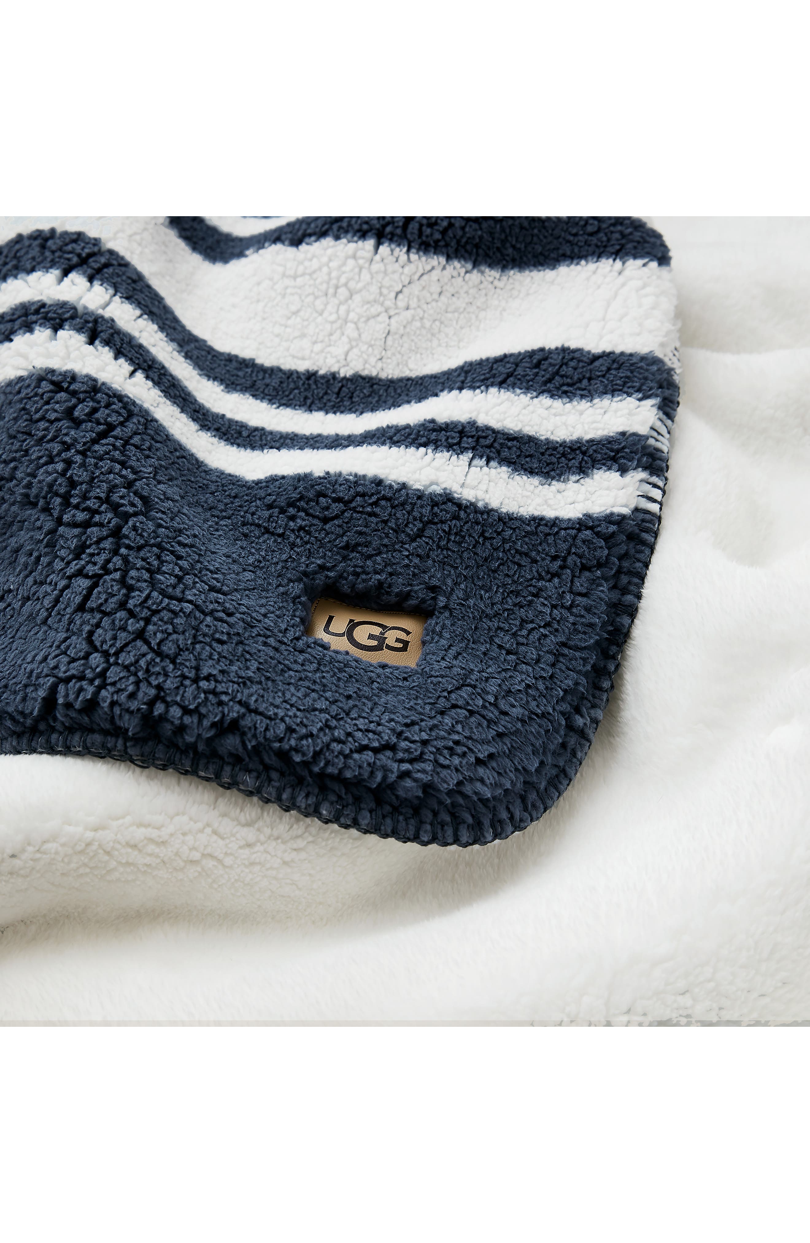UGG® Jayleen Faux Shearling Throw Blanket | Nordstromrack