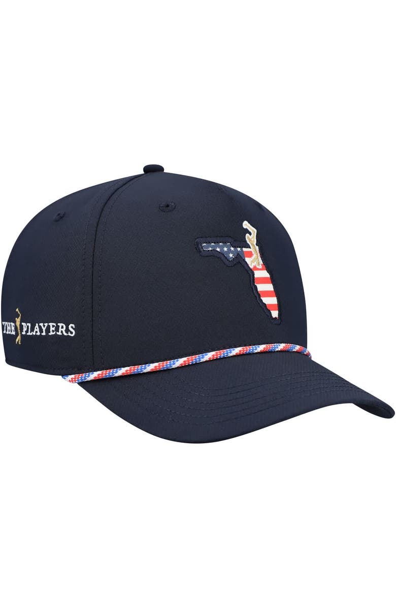 AHEAD Men's Ahead Navy THE PLAYERS Americana Alto Rope Adjustable Hat ...