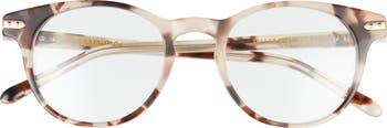 DIFF Tali 48mm Round Blue Light Blocking Glasses | Nordstrom