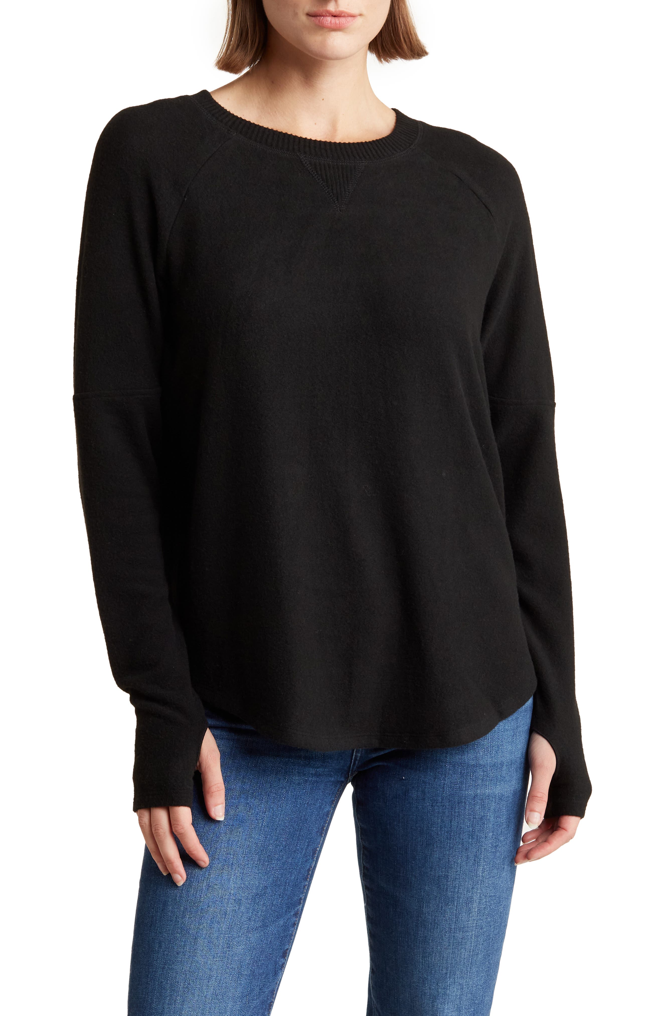 Sweet Romeo Yummy Raglan Sleeve Pullover Sweatshirt | Nordstromrack