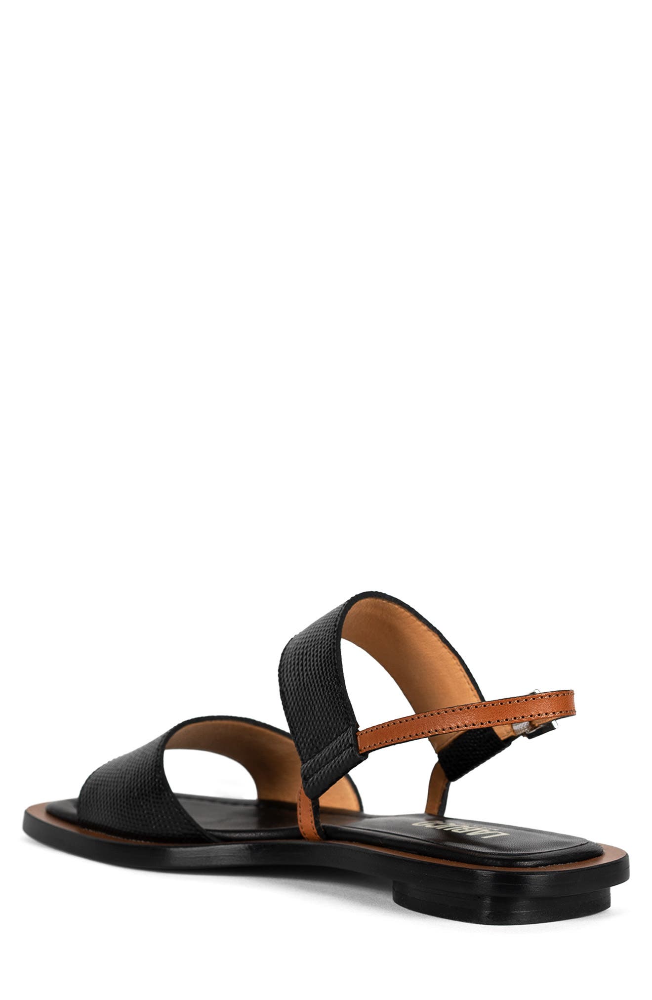 LABUCQ Charli Lizard Embossed Leather Slingback Sandal (Women ...
