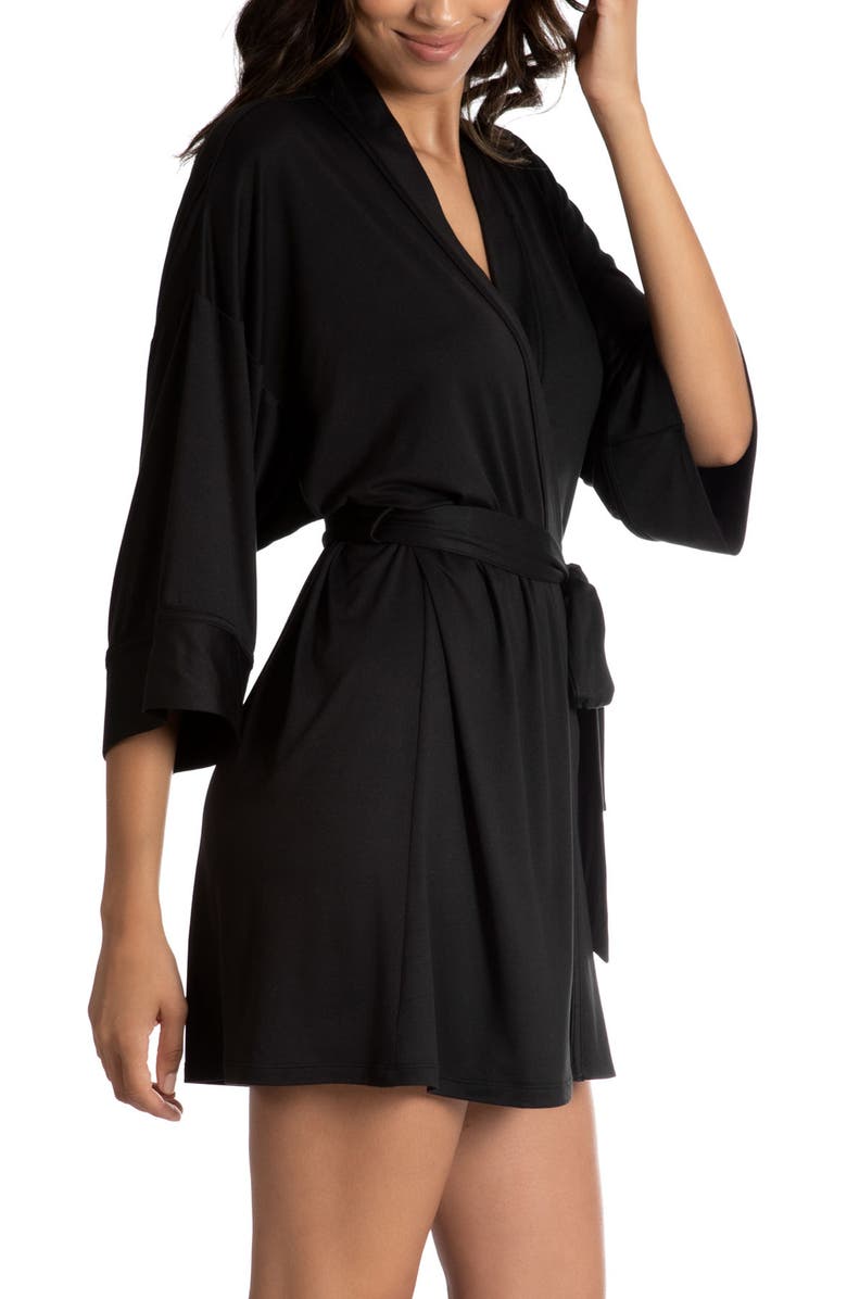 In Bloom by Jonquil Madison Solid Wrap Short Robe | Nordstromrack