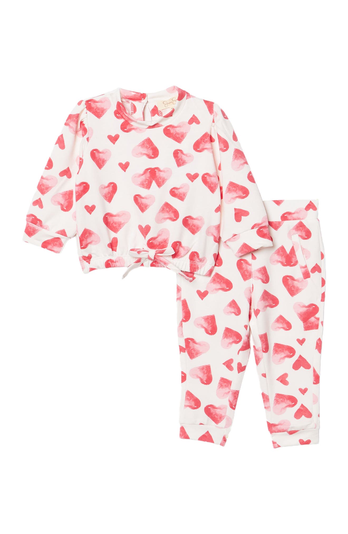 Jessica Simpson Long Sleeve Heart 2-Piece Set | Nordstromrack