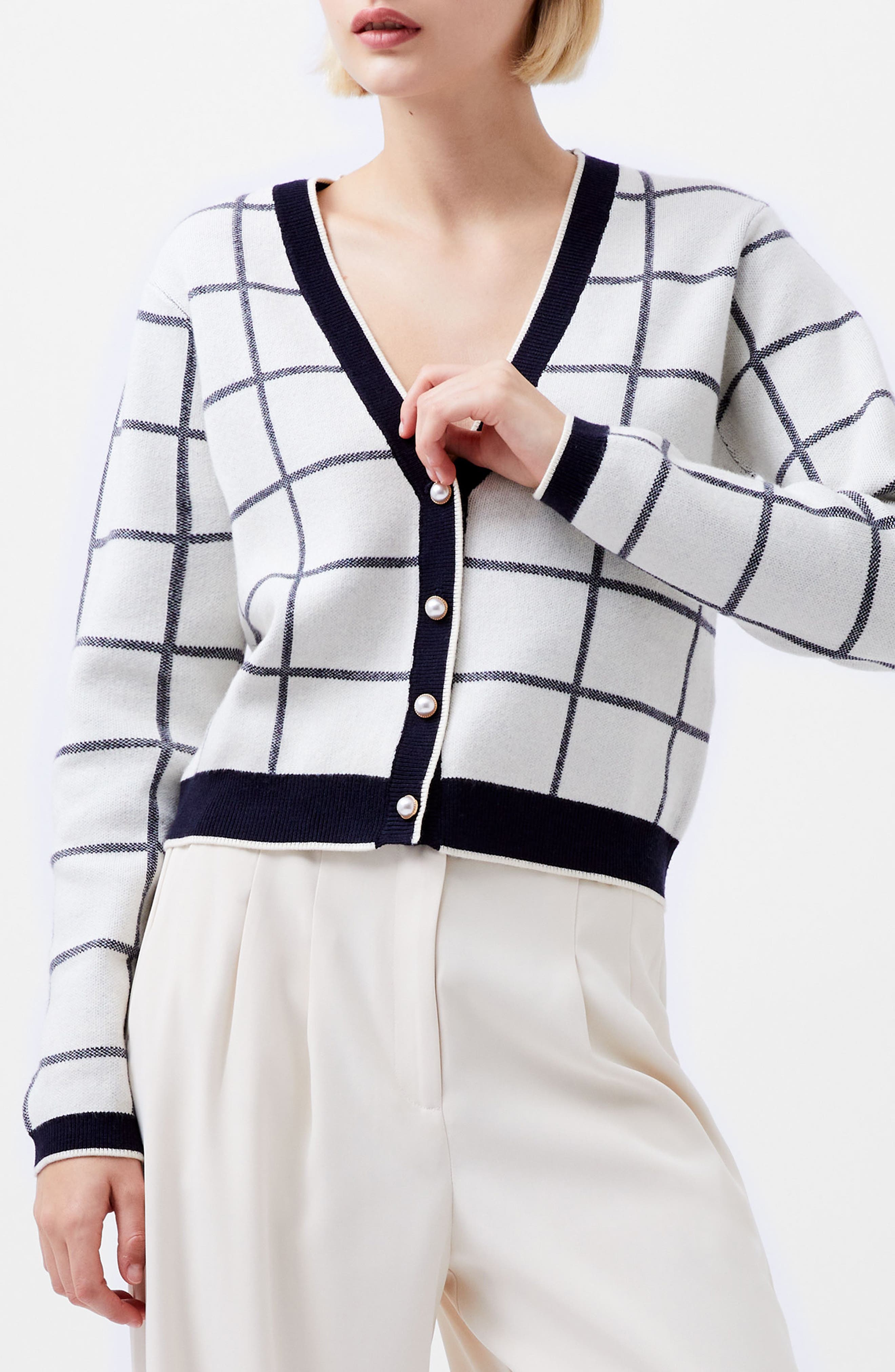 French Connection Check Cardigan | Nordstromrack