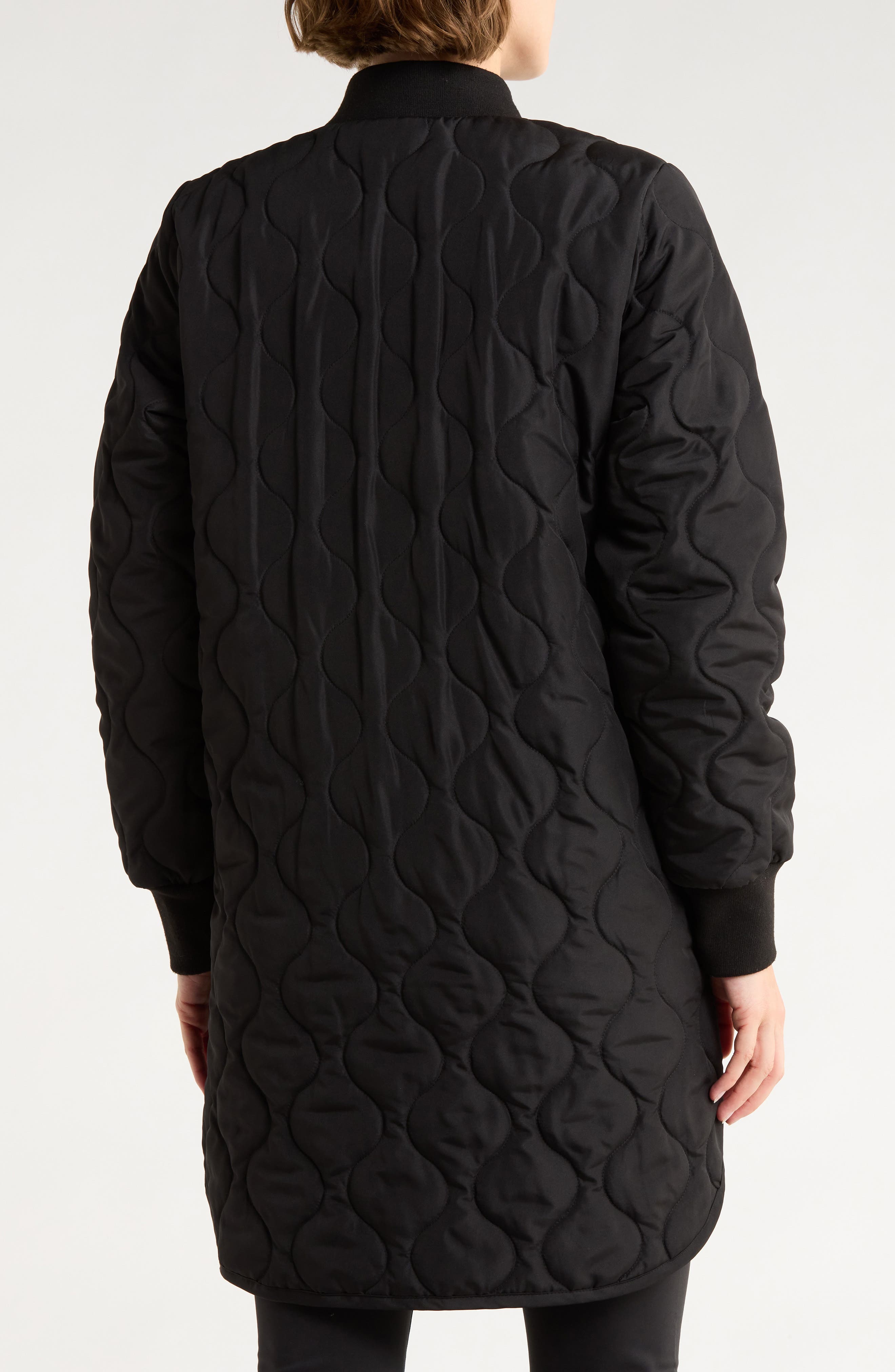 Z by Zella Longline Quilted Jacket | Nordstromrack