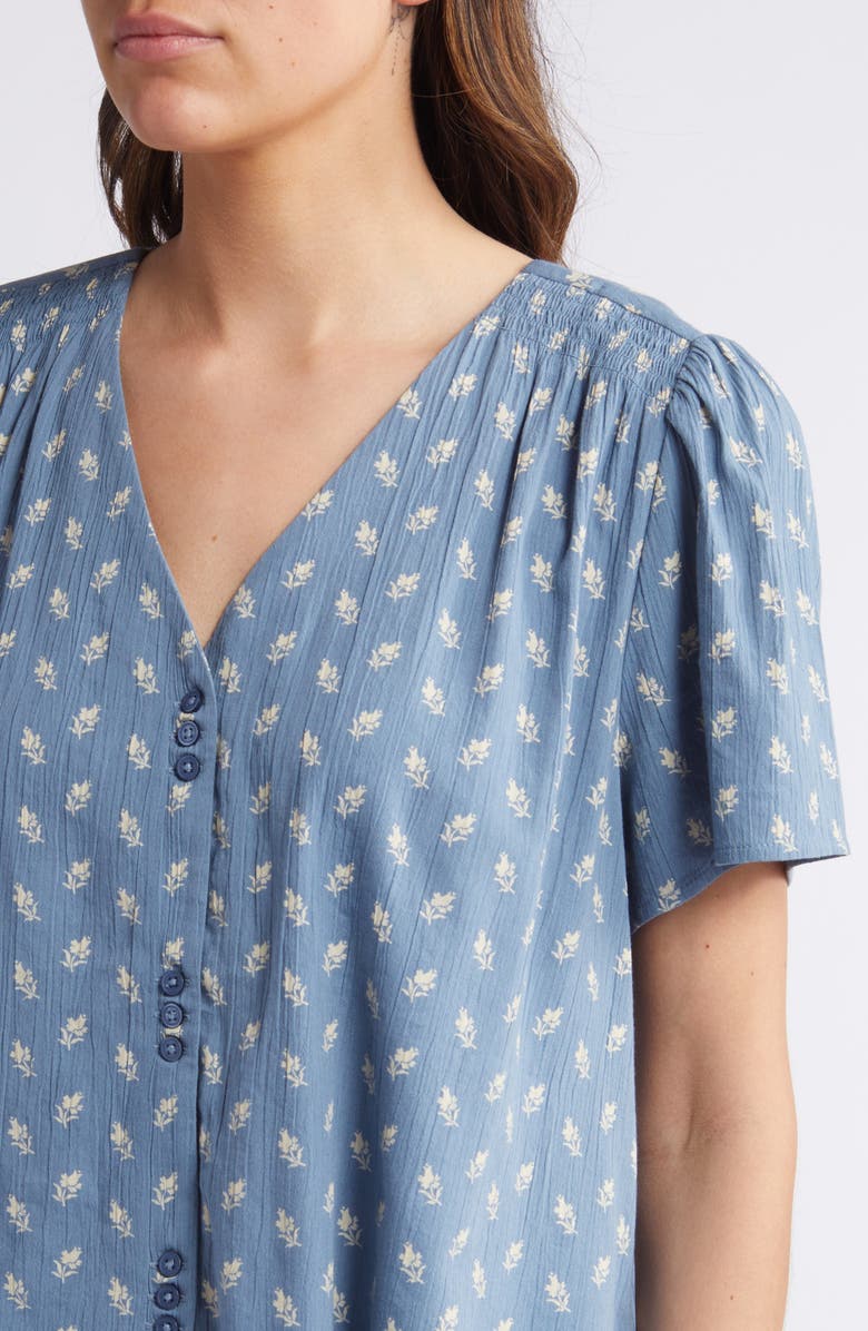Treasure & Bond Cotton Blend Button-Up Top | Nordstromrack