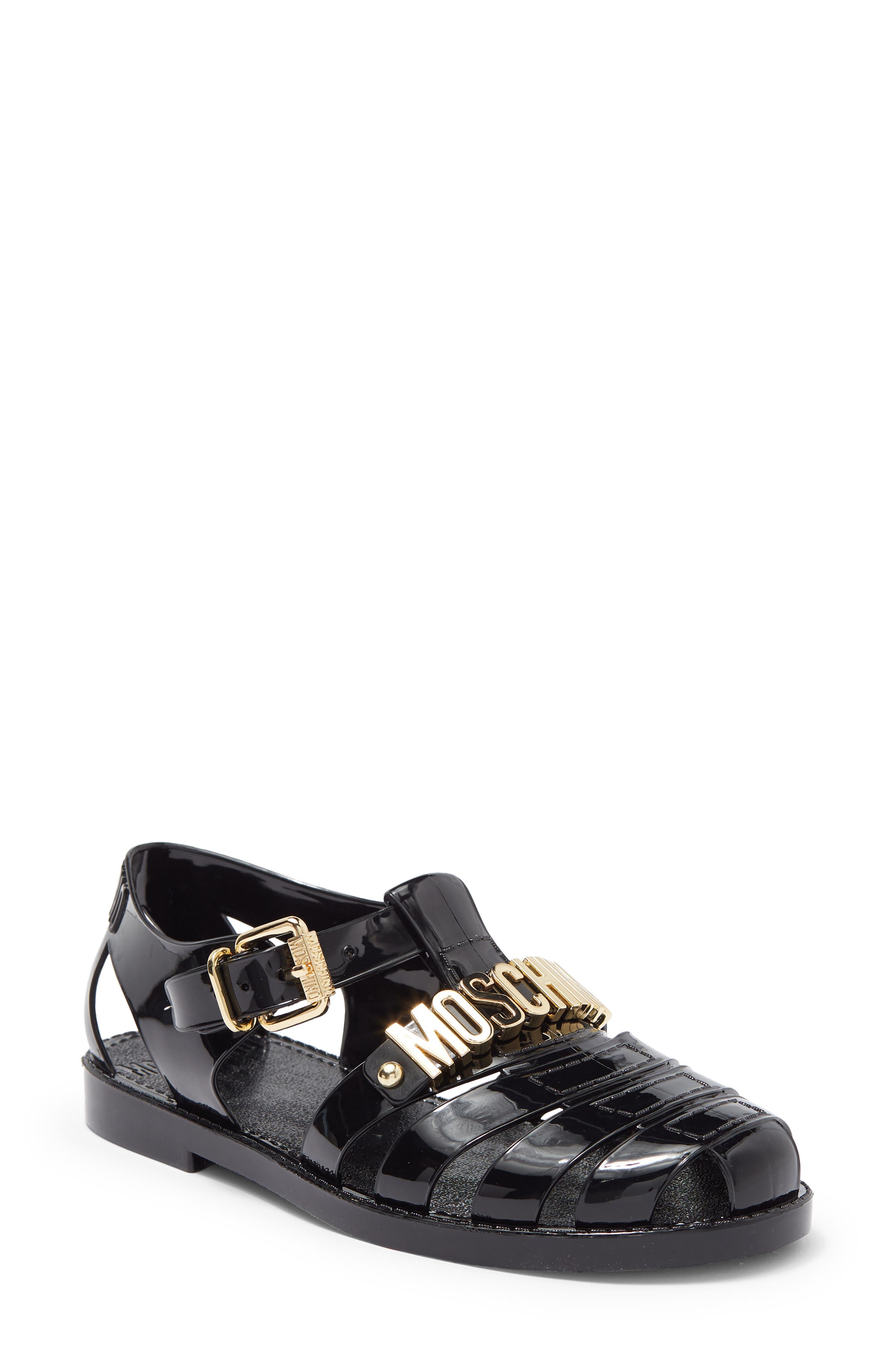 Moschino Logo Jelly Fisherman Sandal (Women) | Nordstromrack
