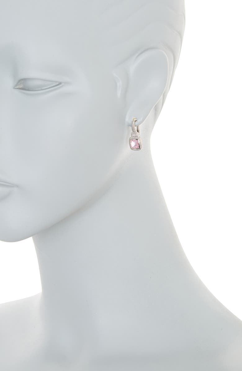 Judith Ripka Sterling Silver Cushion Cut Drop Earrings | Nordstromrack