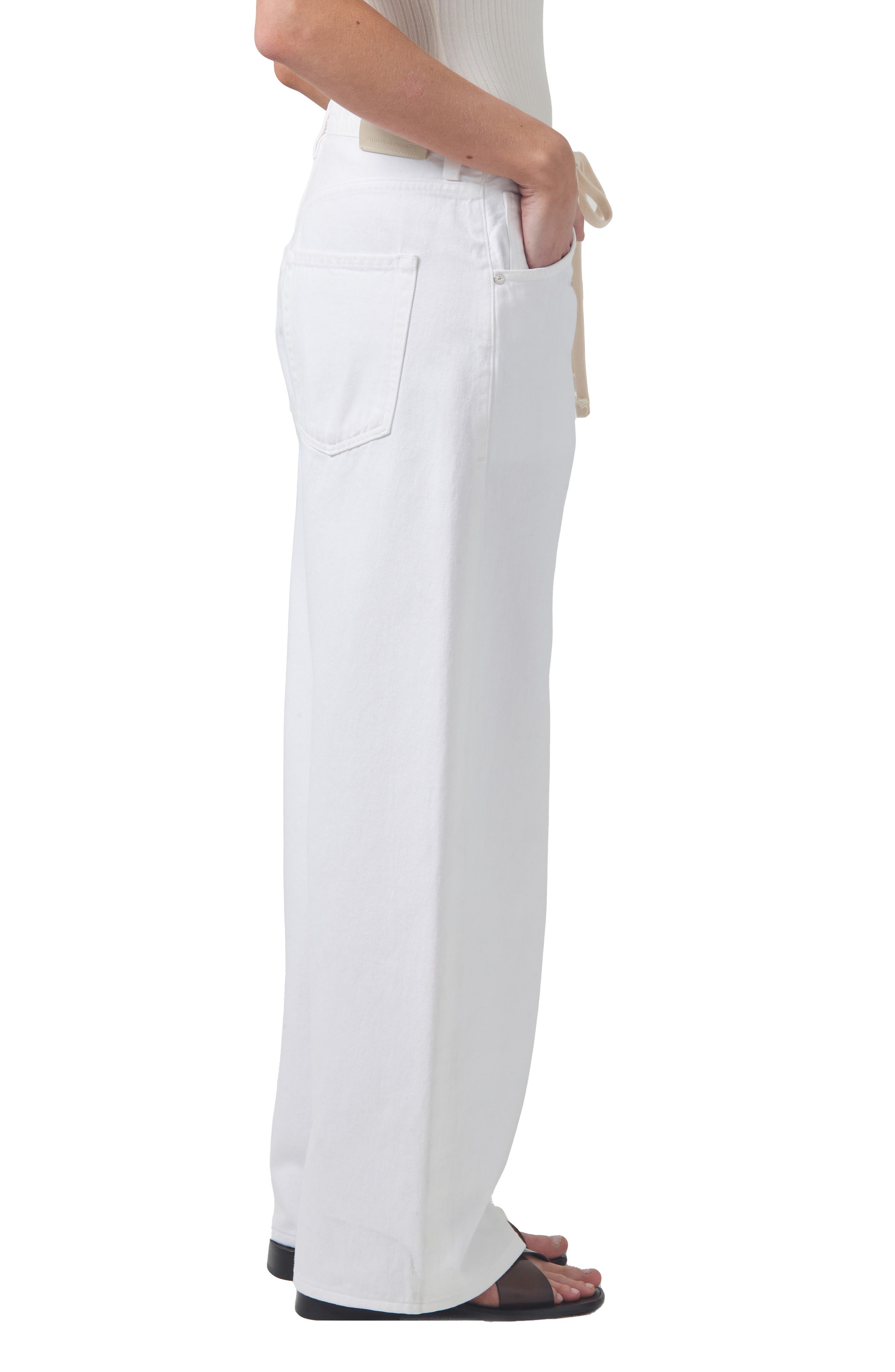 Citizens of Humanity Brynn Wide Leg Organic Cotton Trouser Jeans ...