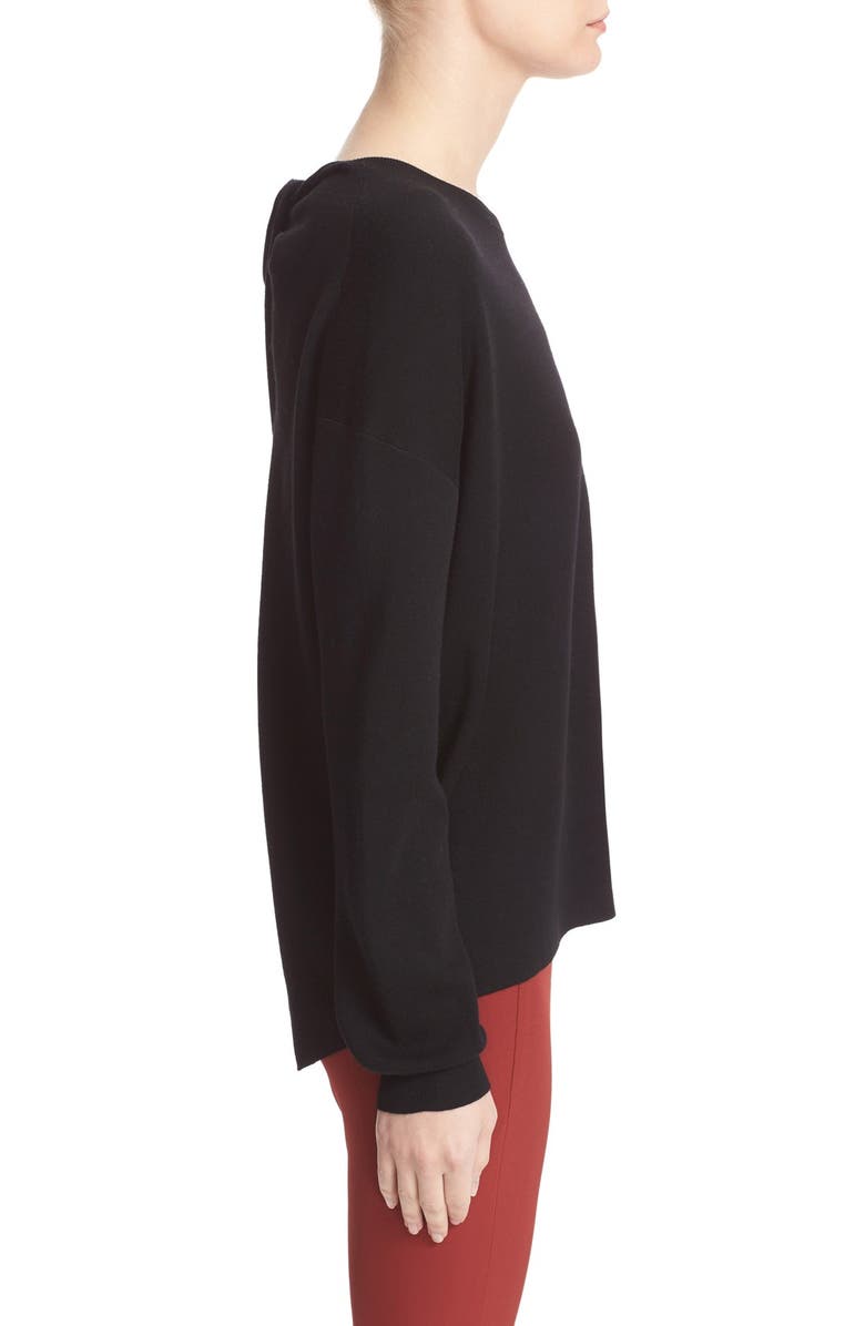 Theory Twylina B Split Back Merino Wool Sweater | Nordstrom