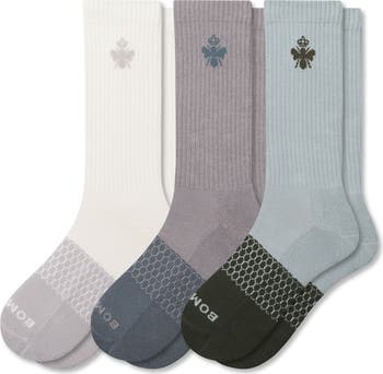 Bombas Assorted 3-Pack Colorblock Crew Socks | Nordstrom