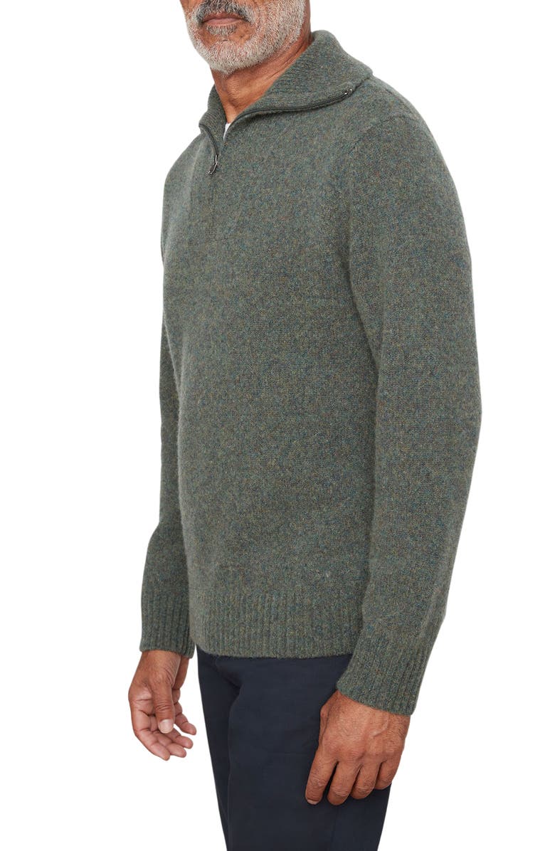 Vince Mélange Wool Blend Quarter Zip Sweater | Nordstromrack