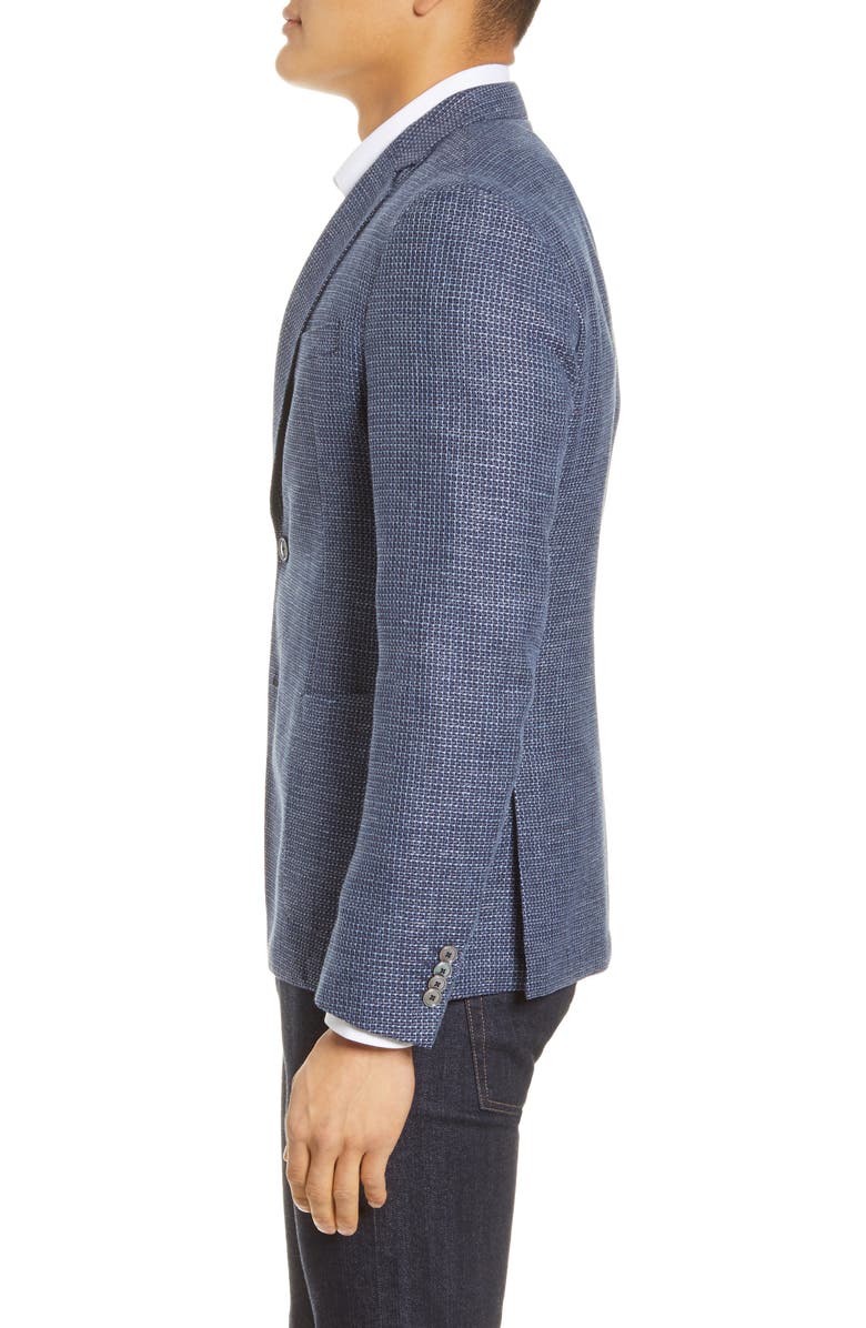 BOSS Nold Trim Fit Textured Wool Blend Sport Coat | Nordstromrack