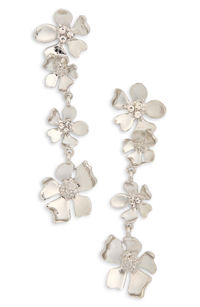 NORDSTROM RACK Flower Statement Drop Earrings | Nordstromrack