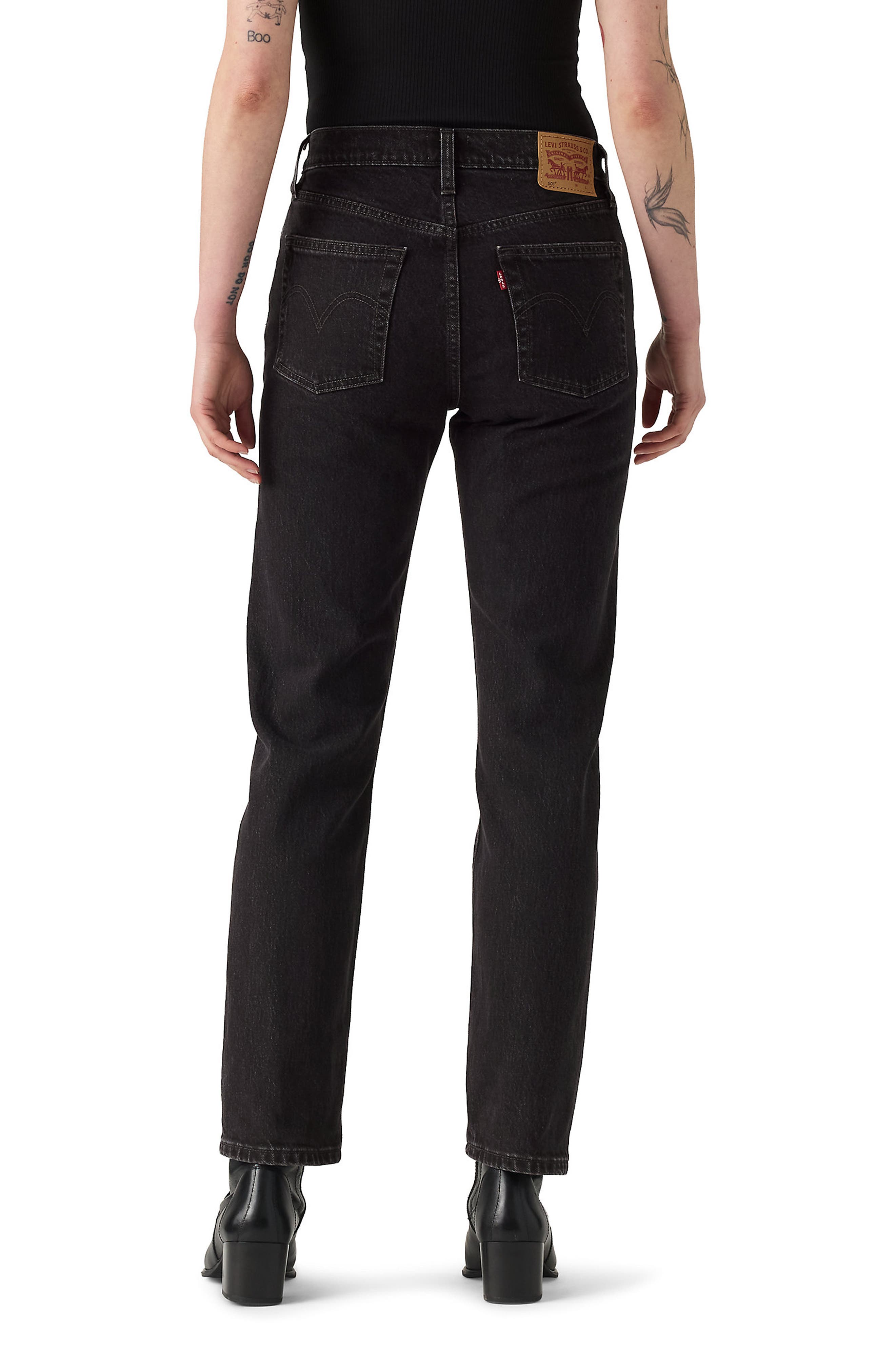Levi's 501® Studded High Waist Straight Leg Jeans | Nordstromrack