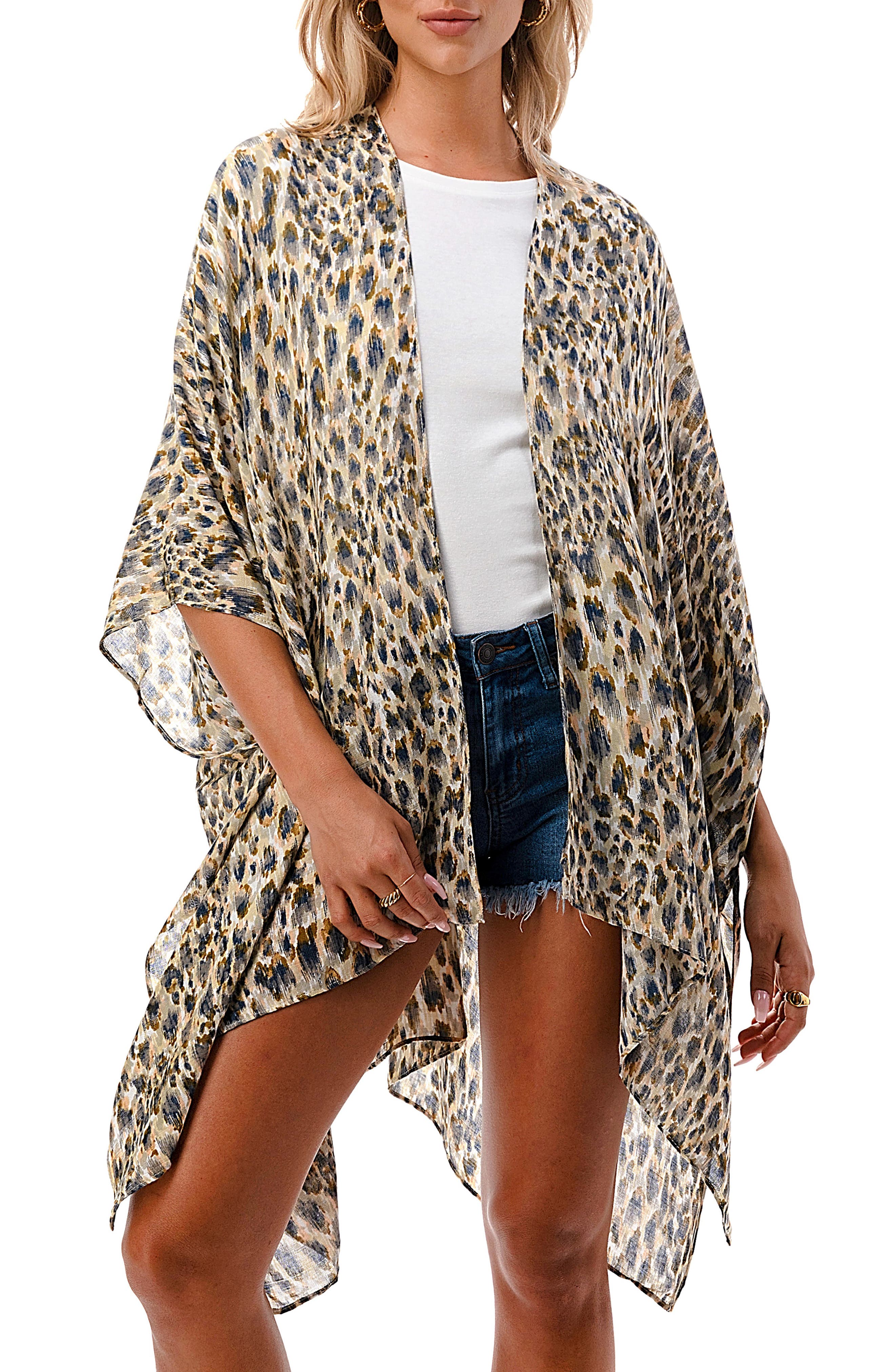 MARCUS ADLER Abstract Animal Print Topper | Nordstromrack