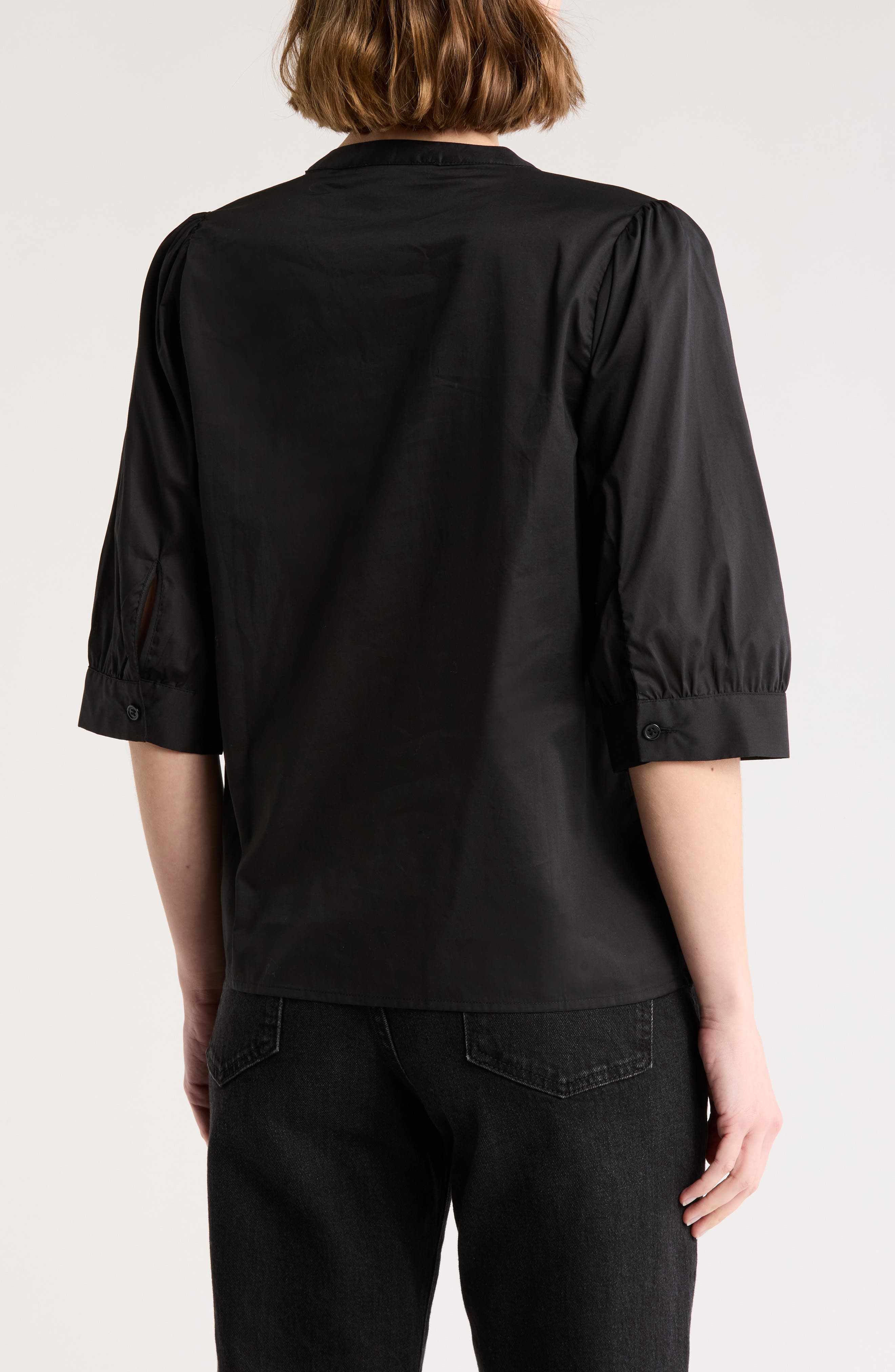 Sanctuary Pin Tuck Button Front Top | Nordstromrack