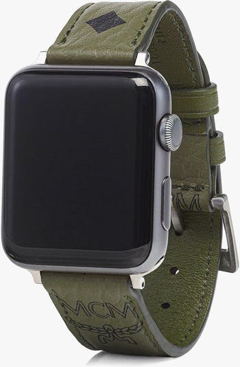 MCM Apple Watch Band in Visetos- M/L | Nordstrom