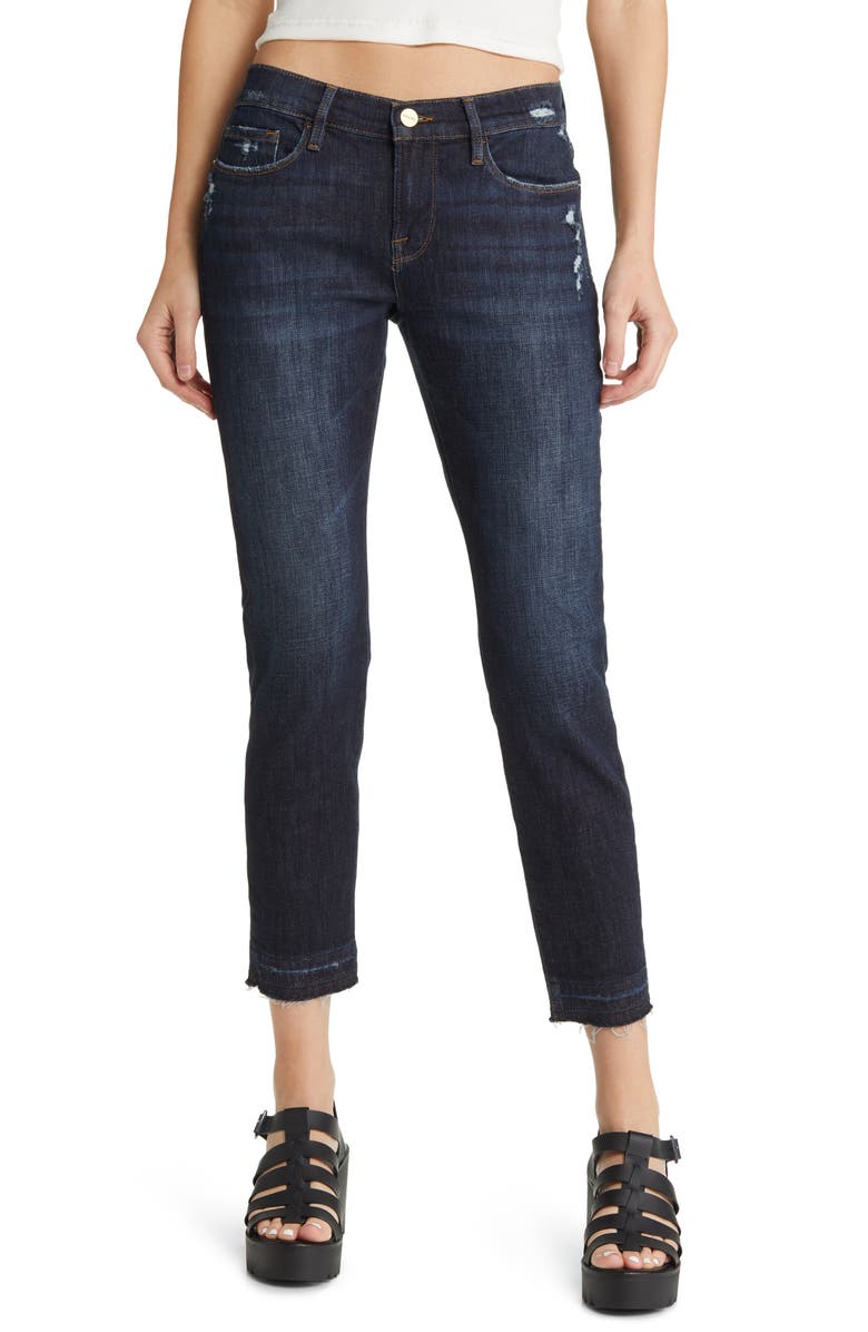 FRAME Le Garcon Release Hem Crop Boyfriend Jeans | Nordstromrack