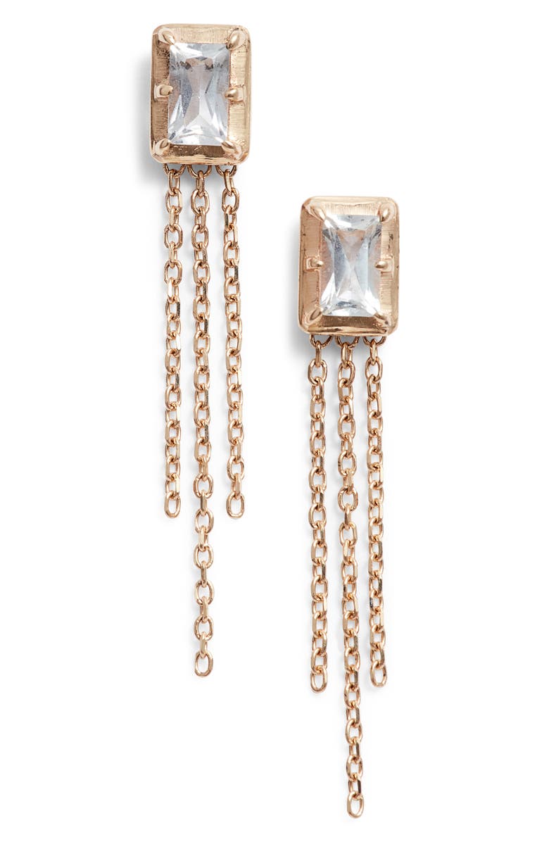 Anzie Dew Drop Melia Carre Chain Drop Earrings | Nordstromrack