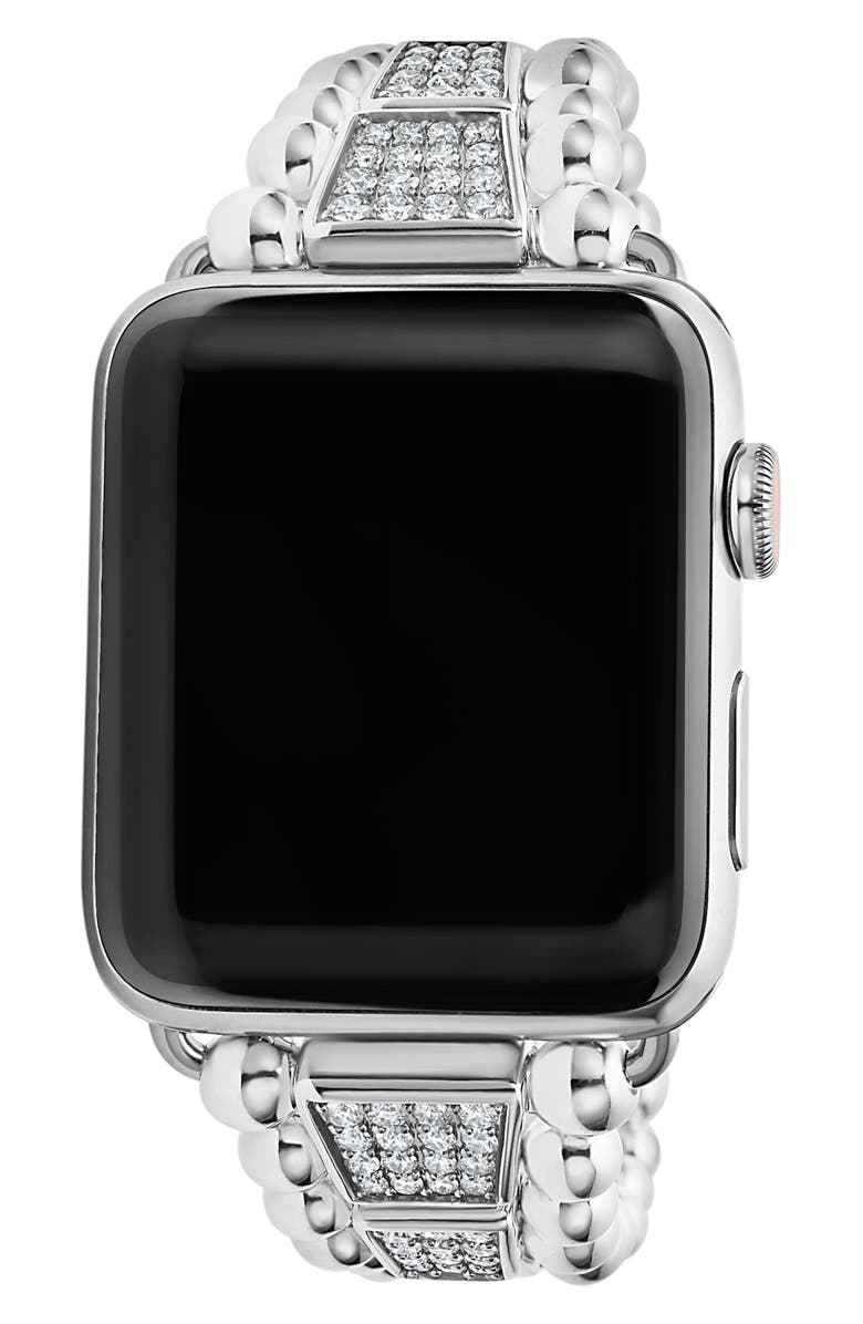 LAGOS Smart Caviar Diamond Apple Watch® Watchband | Nordstrom