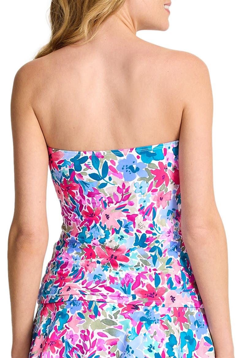 Watercolor Floral UPF 50+ Bandini Swim Top (Women) | Nordstromrack