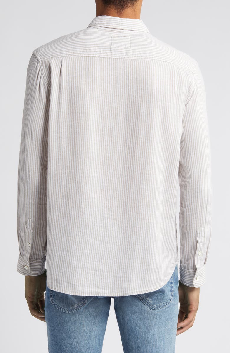 Rails Connor Stripe Linen Blend Button-Up Shirt | Nordstrom