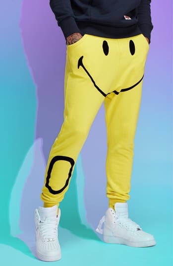 HAPPINESS Smiley Face Sweatpants | Nordstrom