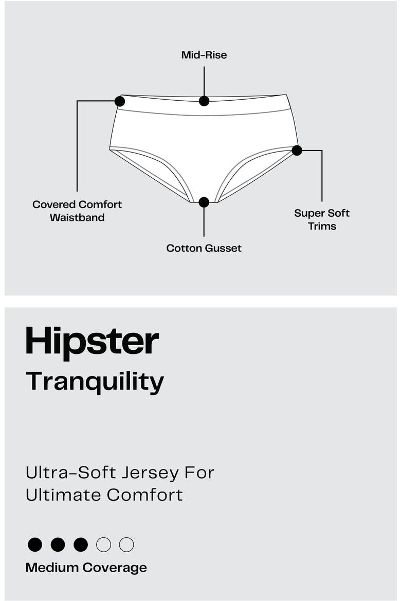 Tranquility Assorted 5-Pack Hipster Briefs (Women) | Nordstromrack