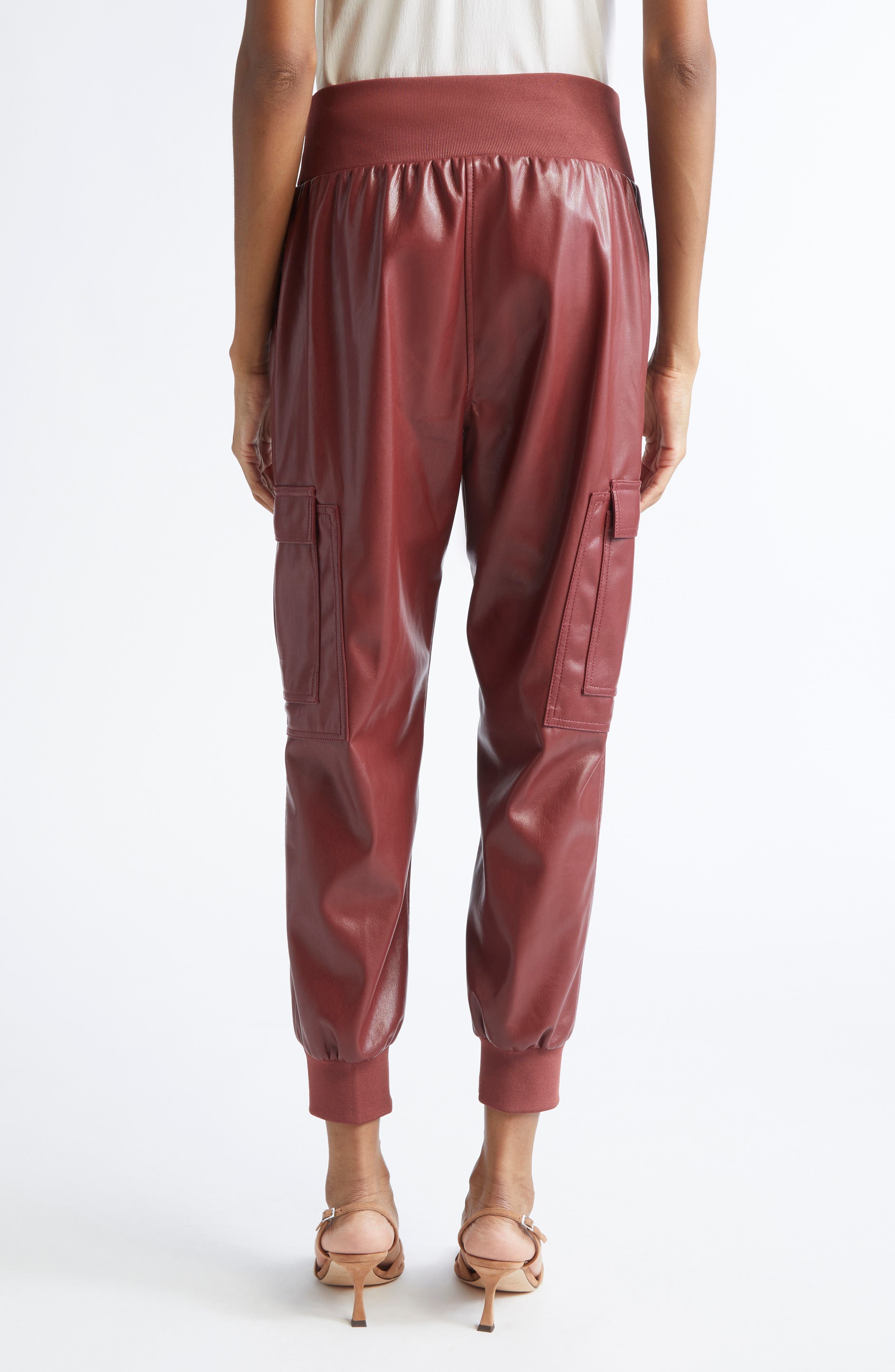 Cinq à Sept Giles Faux Leather Jogger Pants | Nordstromrack