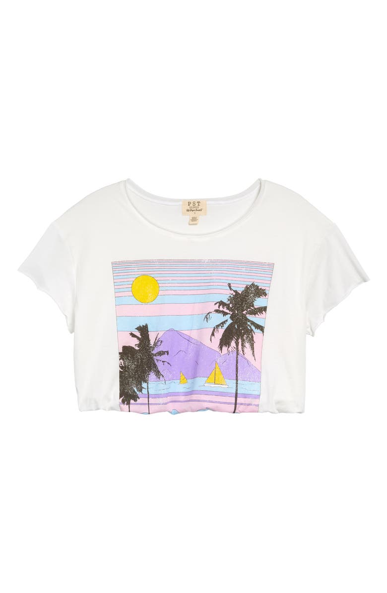 Beach Front Crop Graphic Tee (Women) | Nordstromrack