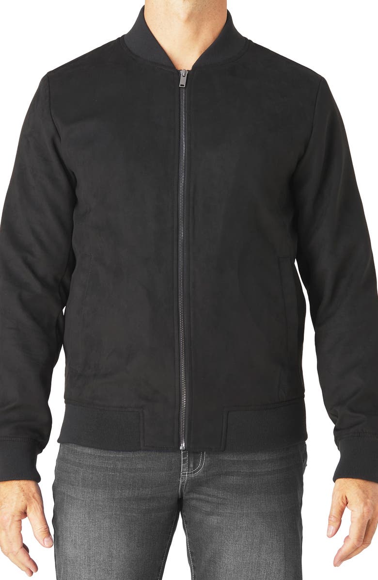Slate & Stone Faux Leather Bomber Jacket | Nordstromrack