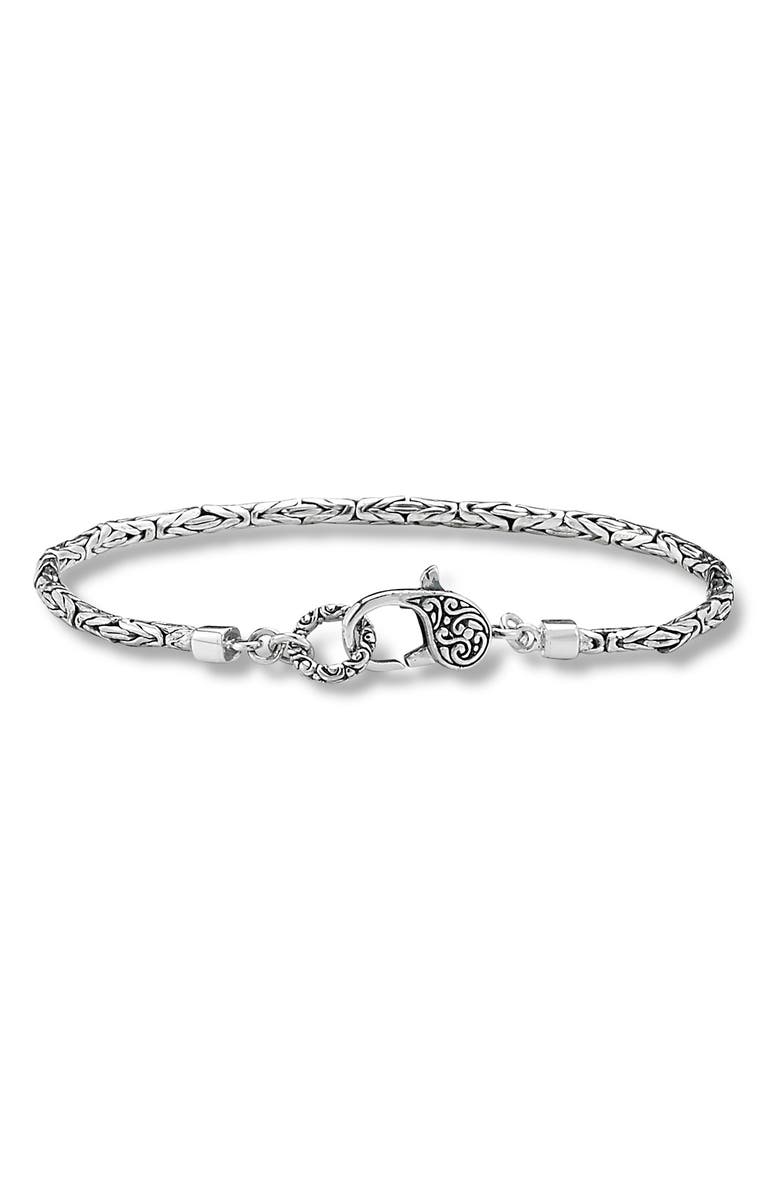 SAMUEL B. Sterling Silver Byzantine Chain Bracelet | Nordstromrack