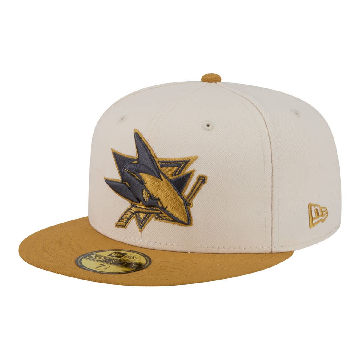 New Era Men's New Era Cream/Tan San Jose Sharks Colorpack Two-Tone ...