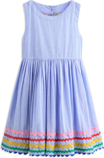 Mini Boden Kids' Harlow Rickrack Trim Dress | Nordstrom