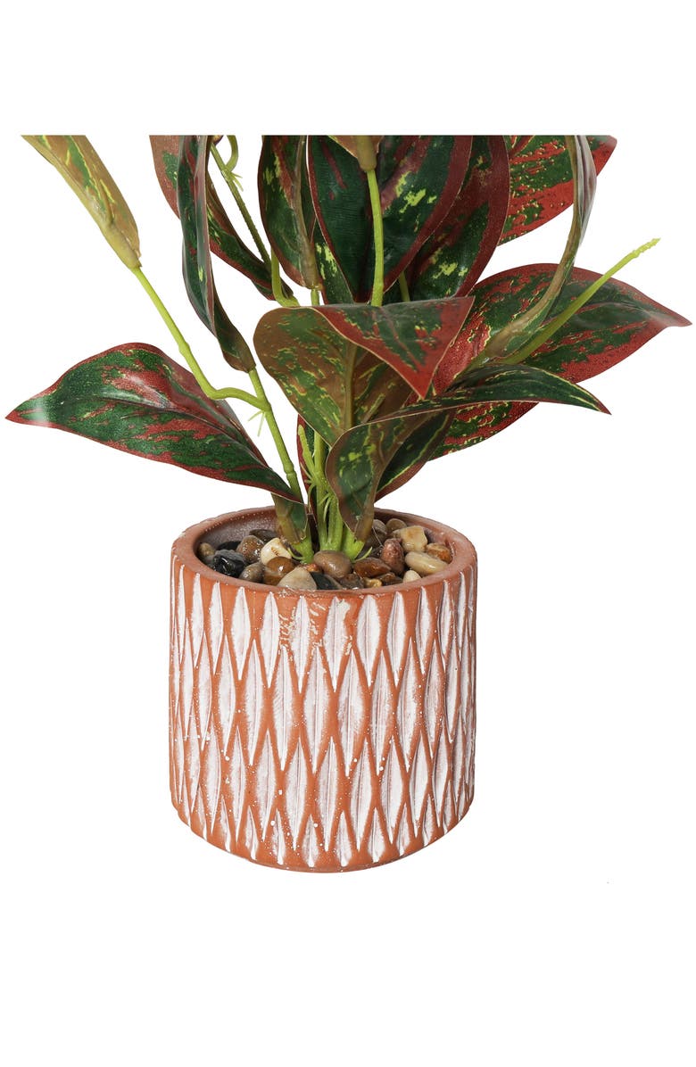 GINGER BIRCH STUDIO Green Faux Foliage Artificial Potted Plant ...
