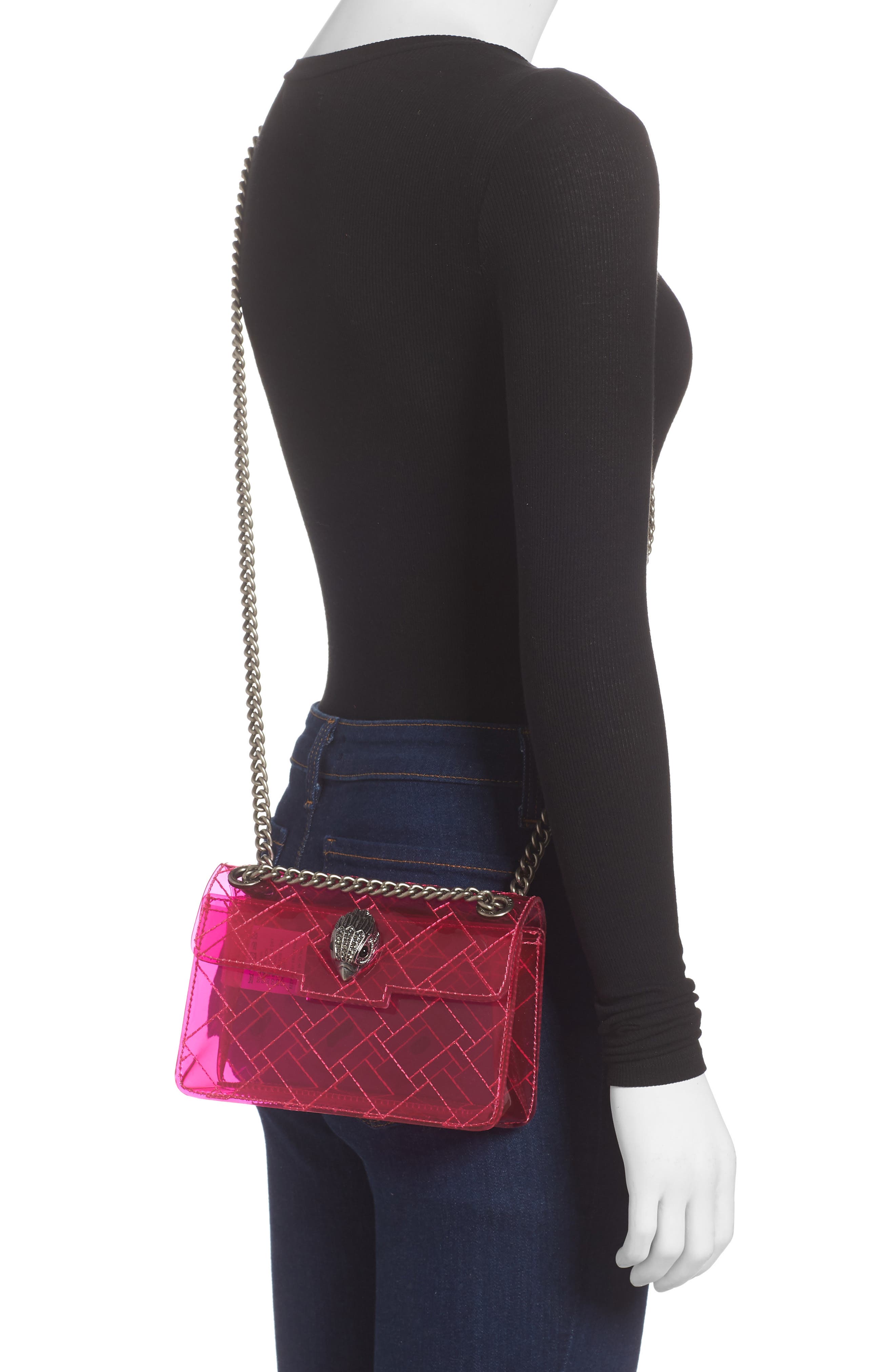 Kurt Geiger London Rainbow Shop Mini Kensington Transparent Shoulder ...