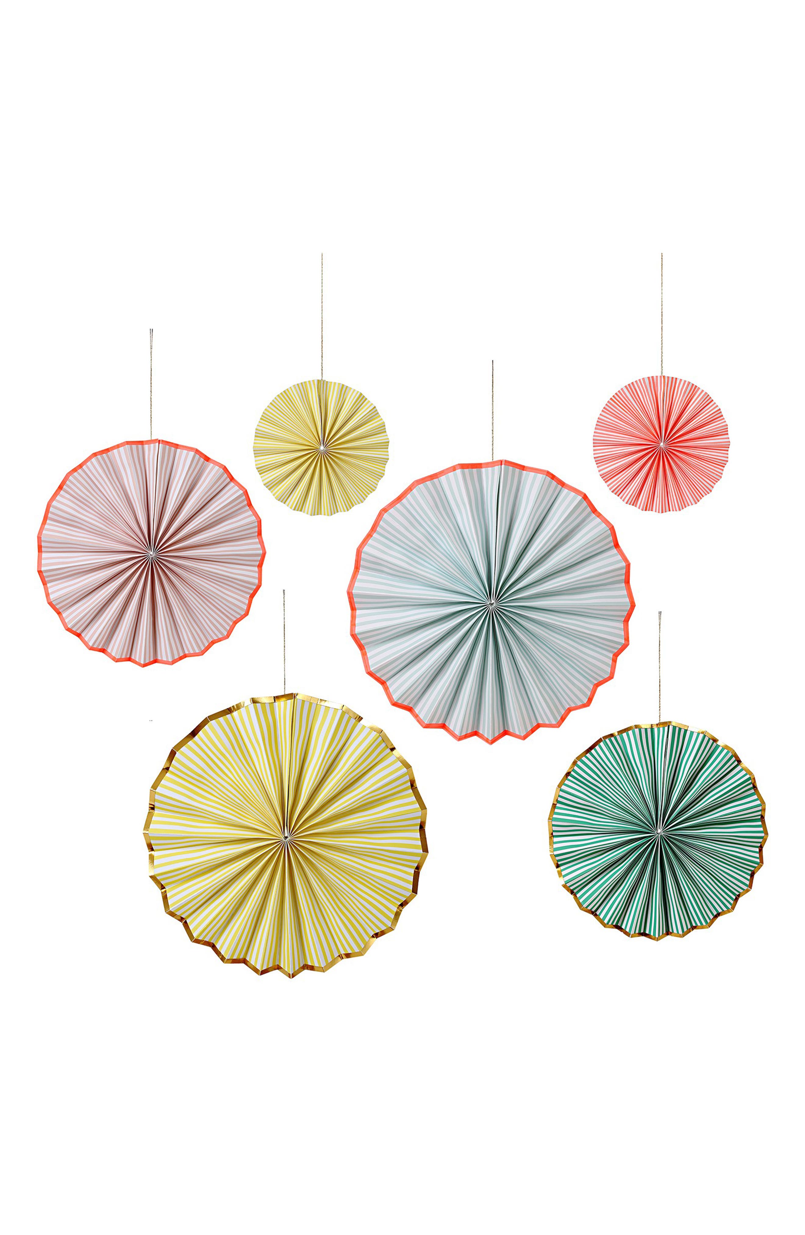 Meri Meri 6-Piece Pinwheel Decorations | Nordstromrack