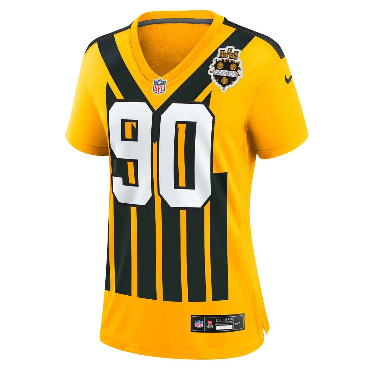 Nike Women's Nike T.J. Watt Gold Pittsburgh Steelers Alternate 1933 ...
