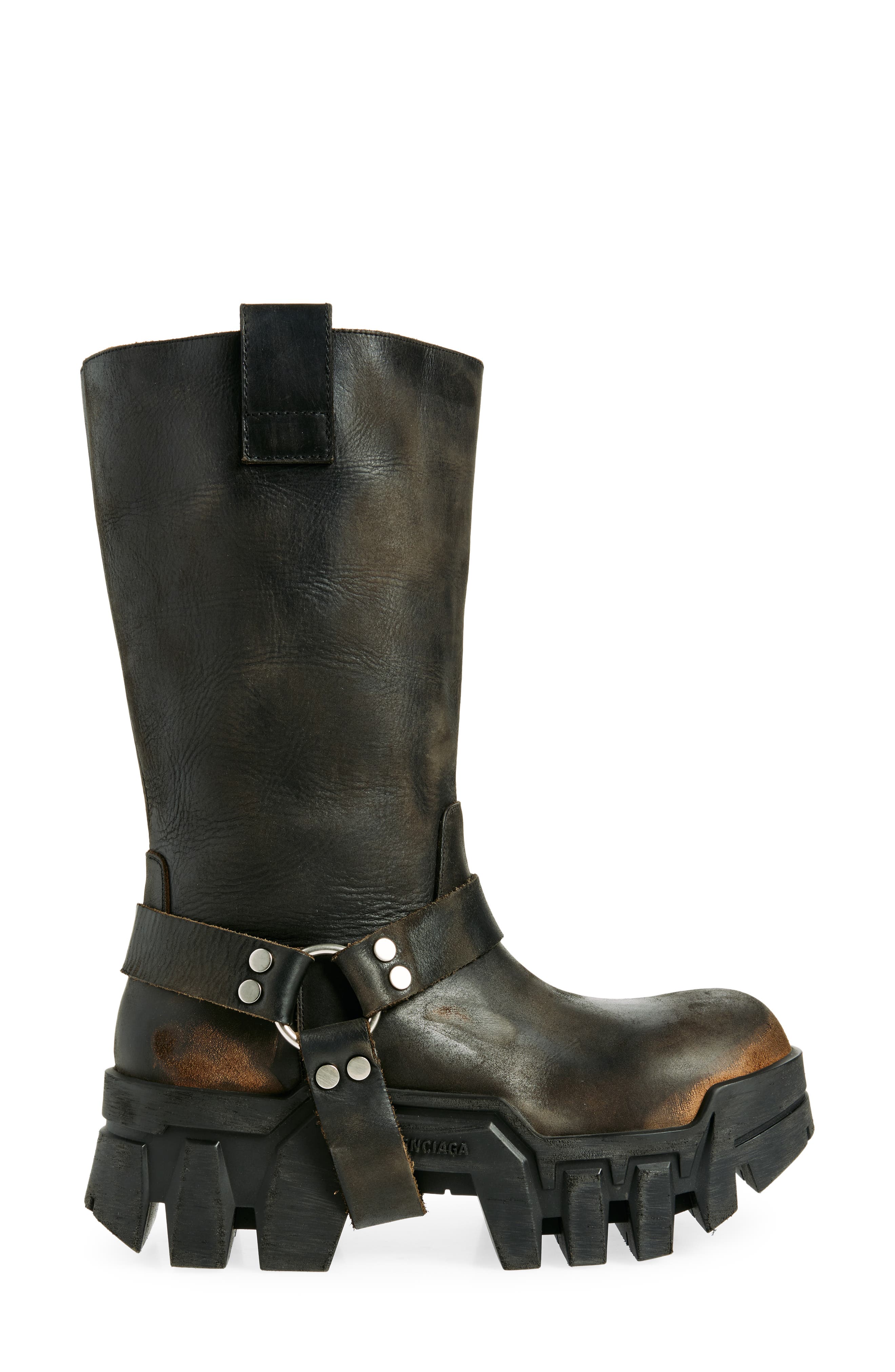 Balenciaga Bulldozer Harness Boot (Men) | Nordstrom