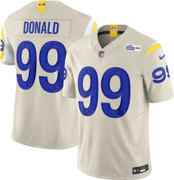Nike Men's Nike Aaron Donald Bone Los Angeles Rams Alternate Vapor F.U ...