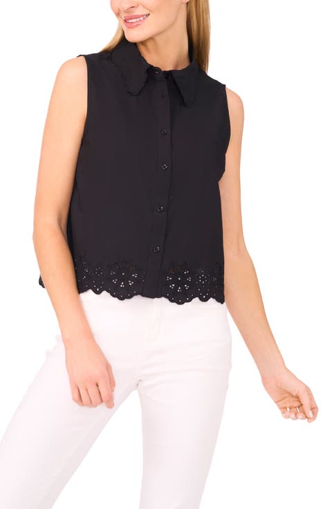 Women's Sleeveless Button-Up Shirts Rack | Nordstrom Rack