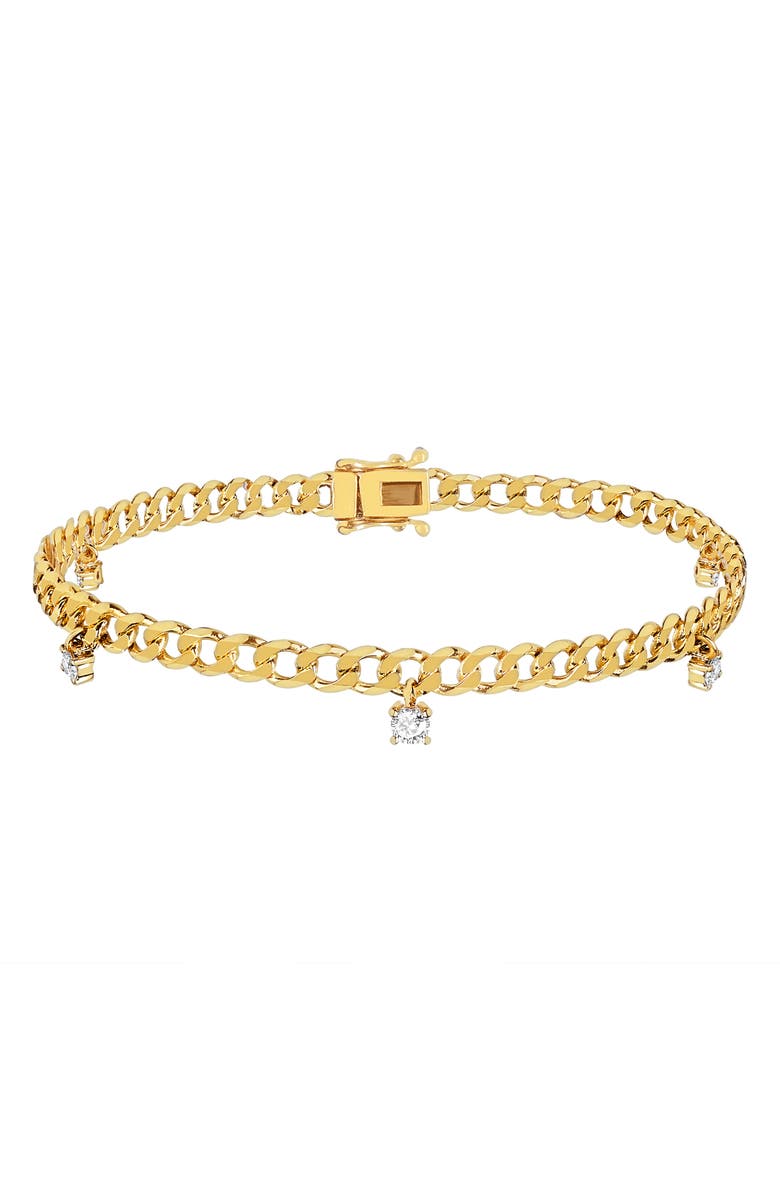 EF Collection Diamond Curb Chain Bracelet | Nordstrom