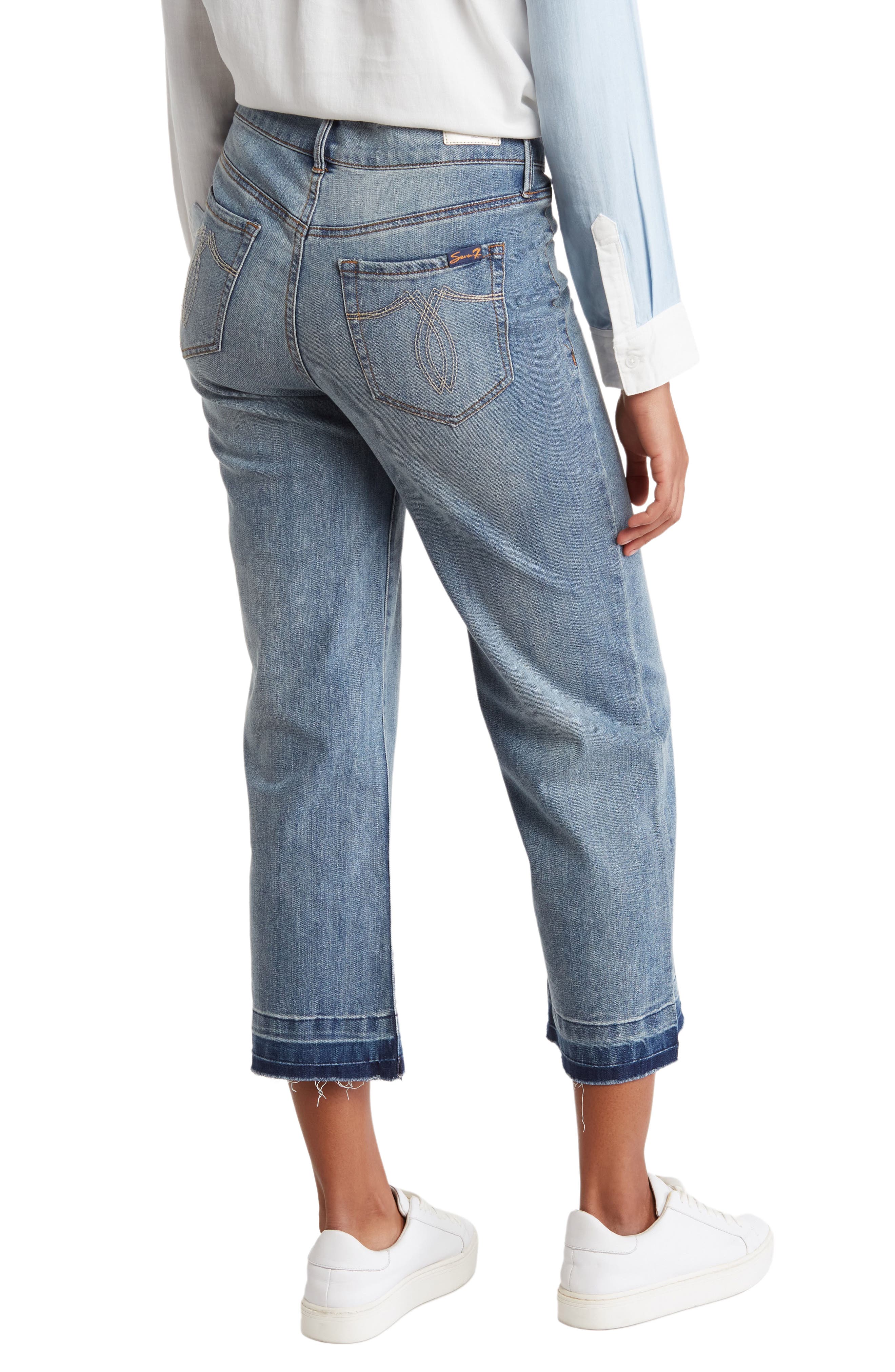 Seven7 Released Hem Wide Leg Jeans | Nordstromrack