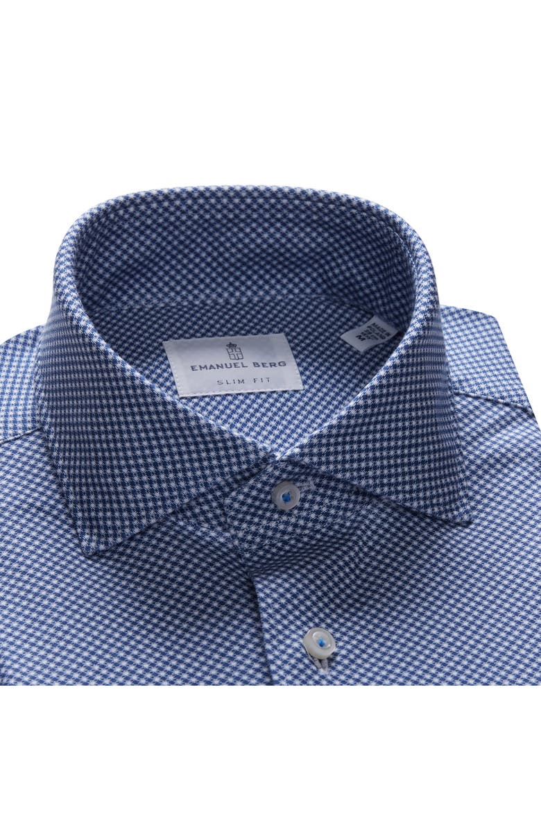 Emanuel Berg 4Flex Slim Fit Knit Button-Up Shirt | Nordstromrack