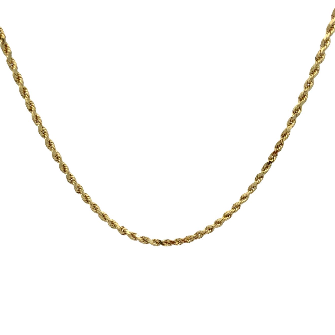 Ancona Jewelry Diamond Cut Rope Chain Necklace 3.5mm 22 Inch | Nordstrom