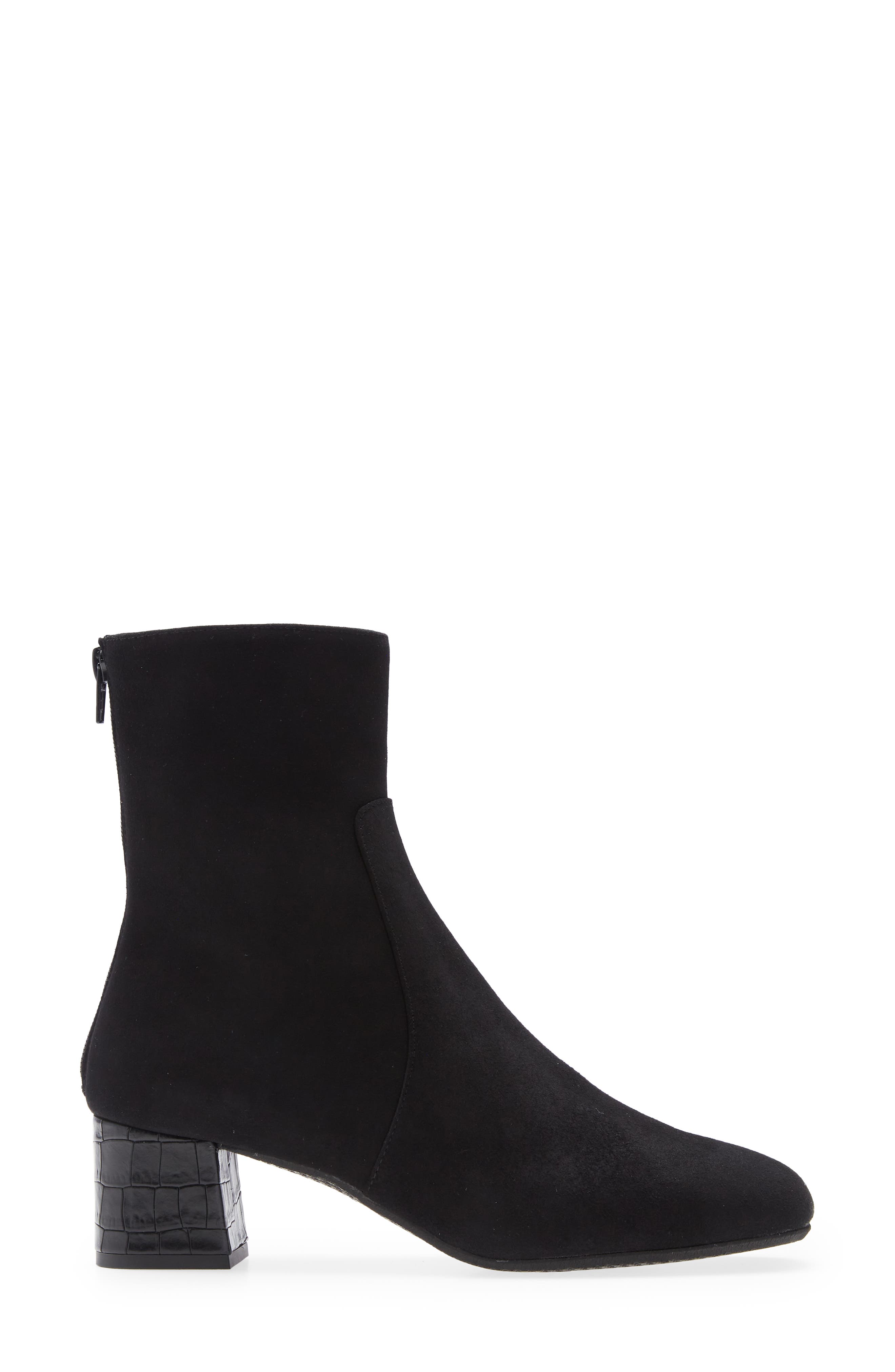 Ron White Odelia Suede Square Toe Bootie (Women) | Nordstromrack
