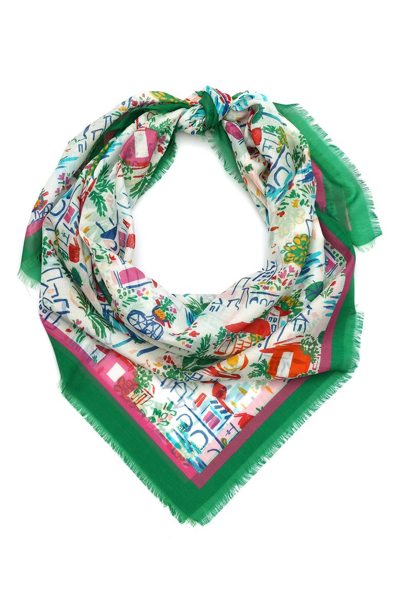 Kate Spade New York coastal vacation square scarf | Nordstrom