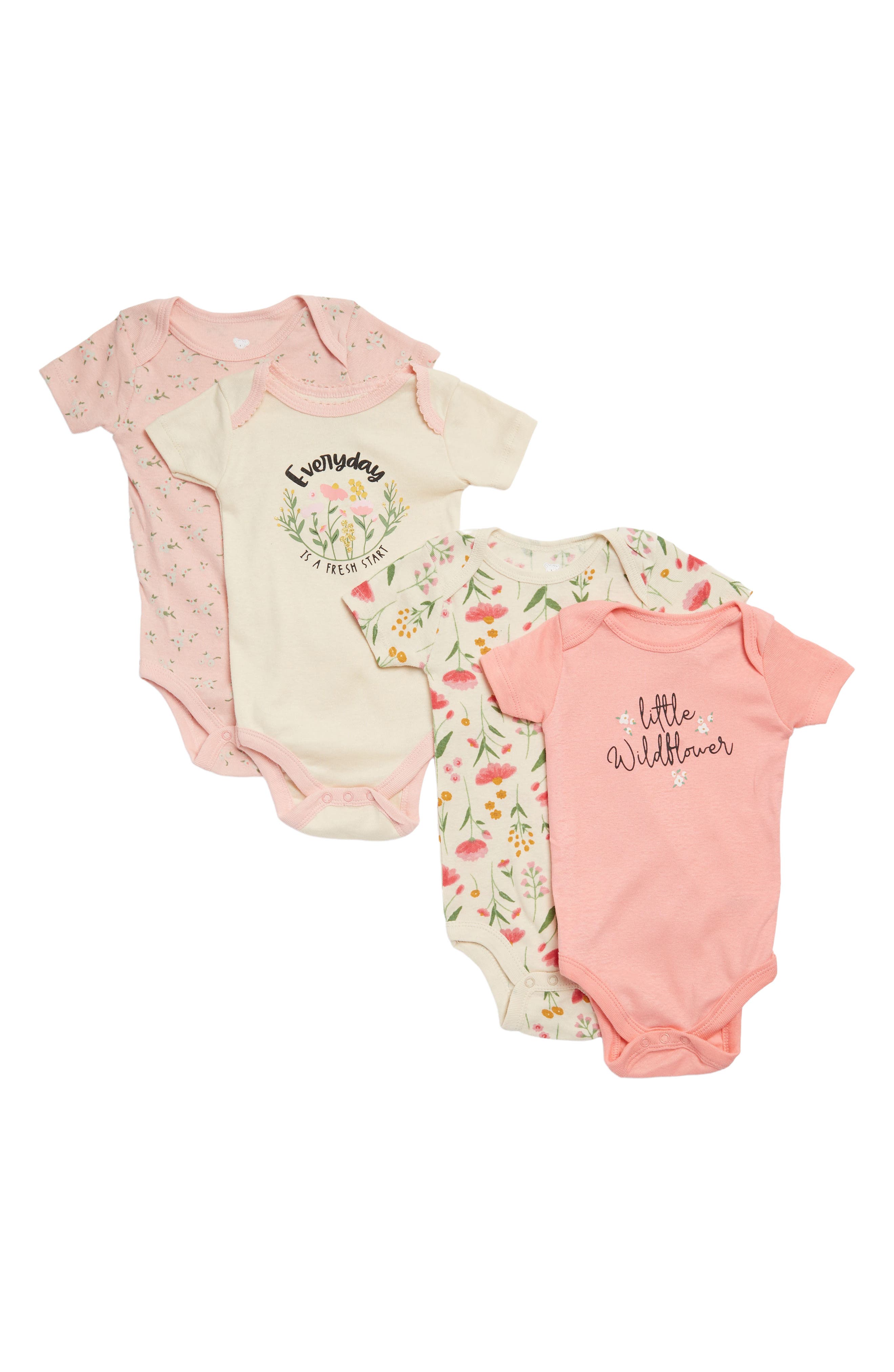 KOALA BABY Assorted 4-Pack Bodysuits | Nordstromrack